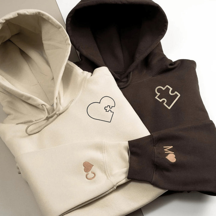 Matching Hoodies & Sweatshirts for Couples | Custom Embroidered Sets ...